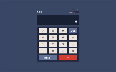 Frontend Mentor Calculator App Main Coding Challenge Solution