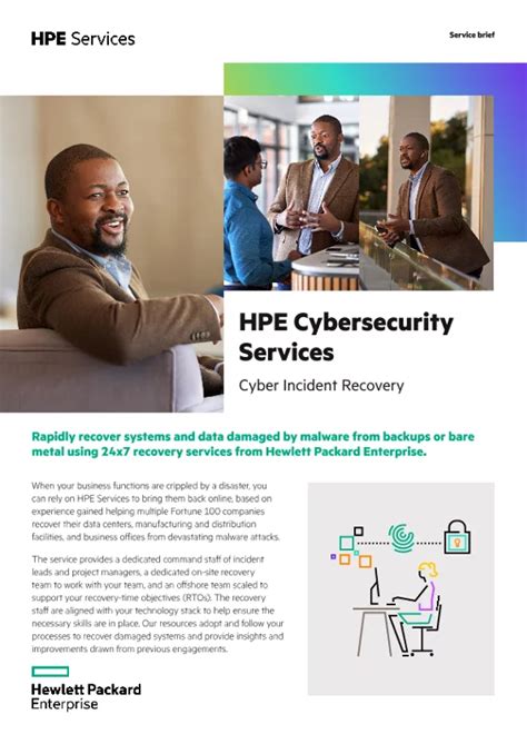 Hpe Cybersecurity Services Cyber Incident Recovery