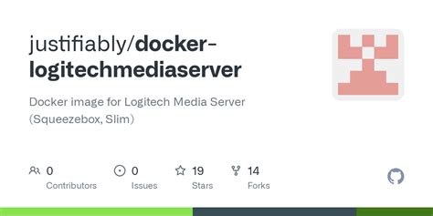 Github Justifiablydocker Logitechmediaserver Docker Image For