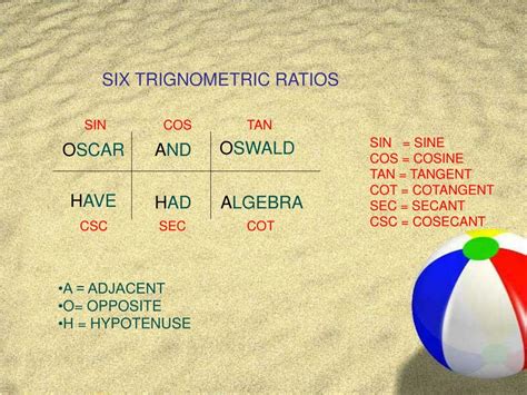 Ppt Six Trignometric Ratios Powerpoint Presentation Free Download