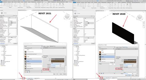 在 Revit 或先前版本中带有反射率选项的材质包含高级材质中的纹理在真实视图中无法正确显示