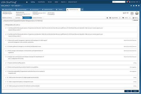 Applicant Assessment Overview Usa Staffing Online Help