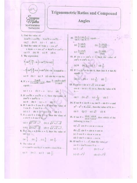 Trigo Ratio Pdf