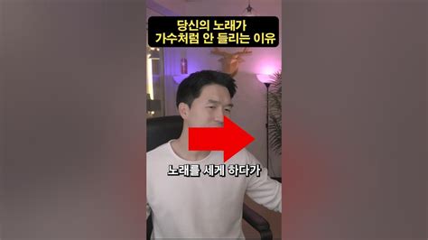 가수처럼 강약조절 하는 법 매우 쉬움 Youtube