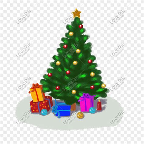 손으로 그린 크리스마스 트리 Png 소재 Png 일러스트 무료 다운로드 Lovepik