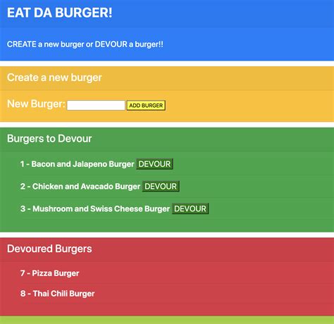GitHub Rendod99 Burger