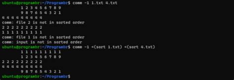 Comm Command In Linuxunix Uses Of Comm Command With Example