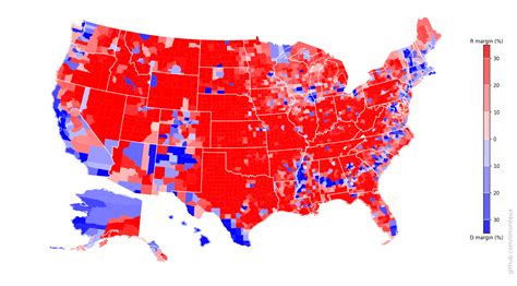 Political Map By County 2016 Map