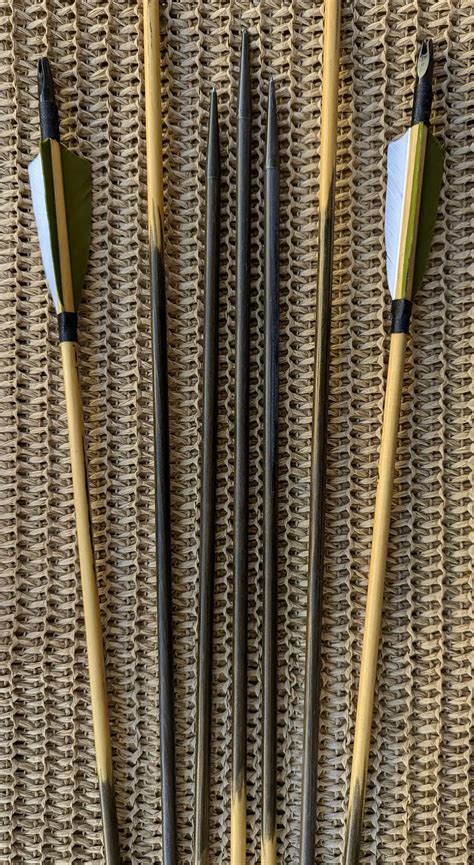 Traditional Arrows Hand Crafted Wooden Arrows For Archery