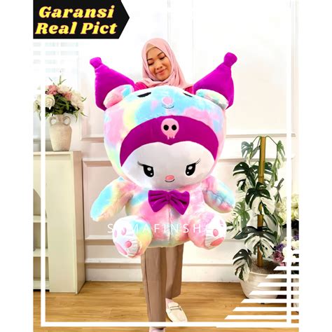 Jual Boneka Sanrio Cinamon Roll Kuromi Jumbo Besar Premium Bisa Bordir Nama Cod Shopee Indonesia