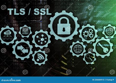Transport Layer Security Secure Socket Layer TLS SSL Stock Image