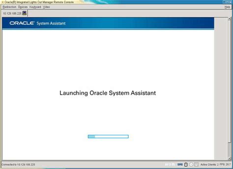 Access Oracle System Assistant At Startup Netra Blade X3 2b Formerly