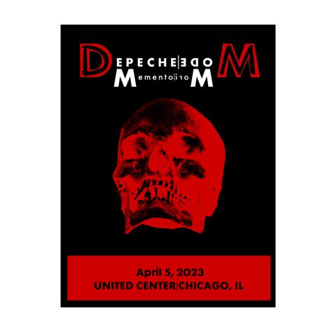 Memento Mori Tour Posters Depeche Mode Us