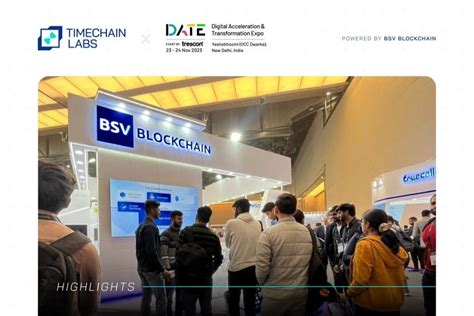 Timechain Labs On Linkedin Trescon Datewithtech Date2023