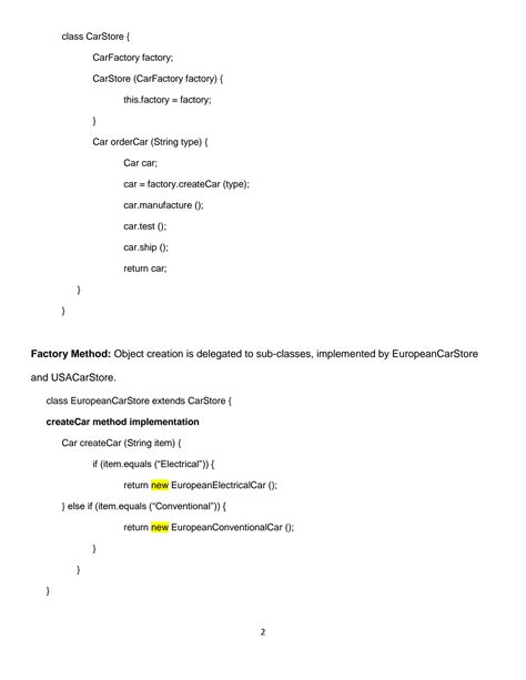 Solution Simple Factory Factory Method Design Pattern Quiz With