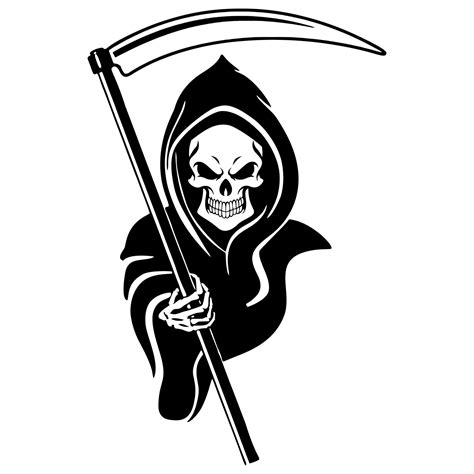 Grim Reaper Decal The Grim Reaper Sticker Spreadshirt