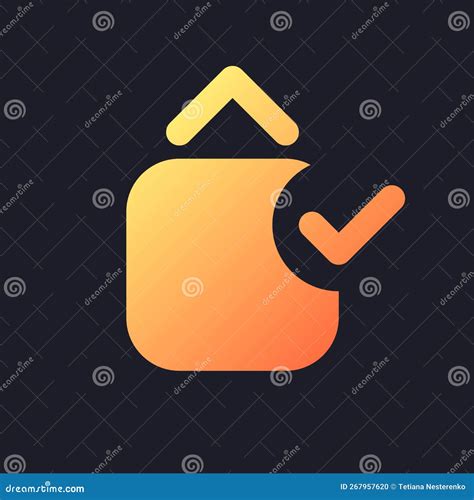 Jump Animation Applying Orange Solid Gradient Ui Icon For Dark Theme