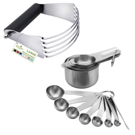Spring Chef 전문 대형 반죽 블렌더 검정색 및 스테인리스 스틸
