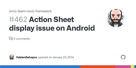 Action Sheet Display Issue On Android · Issue 462 · Ionic Teamionic Framework · Github