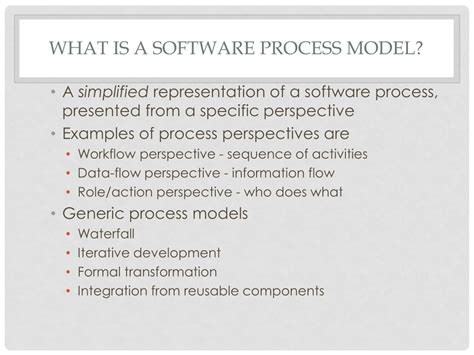 Ppt Software Process Models And Generic Models In Software