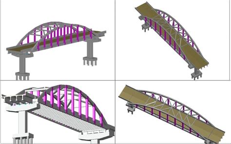 Bow String Girder In 3d View Sarvender Bisht