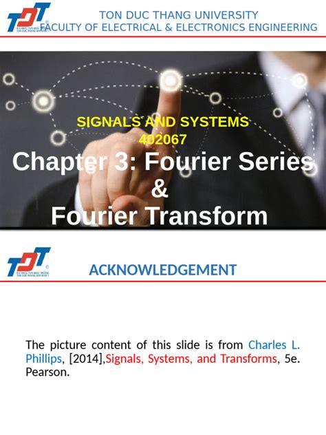 Chap3 Fourier Seriesandtransform Pdf Spectral Density Fourier Transform