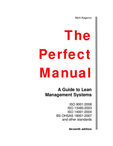 Iso 13485 Quality Manual Example