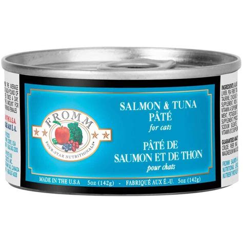 Fromm Four Star Cat Food Salmon And Tuna Pate 5 Oz