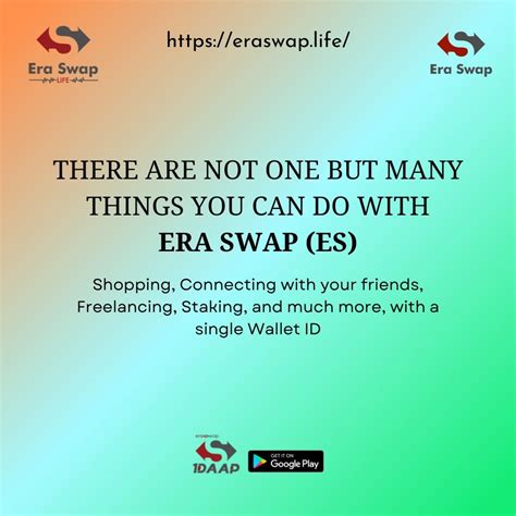 There Are Not One But Many Things That You Can Do With Your Era Swap Es Checkout Era Swap Life