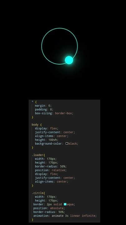 How To Make Neon Loader 3d Animation In Html Css And Javascript Youtube
