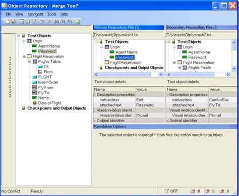 Understanding The Object Repository Merge Tool In Qtp In Testing