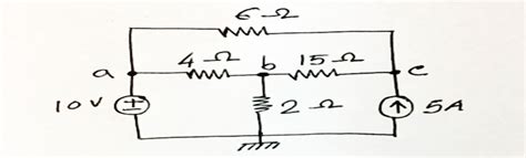 Solved Determine The Votage At Every Node Using Node Voltage