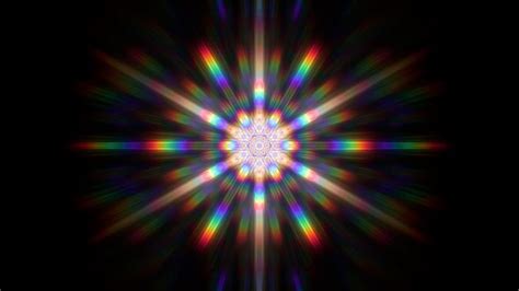 Spatially Coherent White Light Beam Diffracting