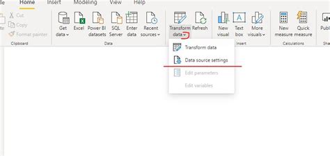 Solved Edit Credentials Not Found Under The Transform Dat