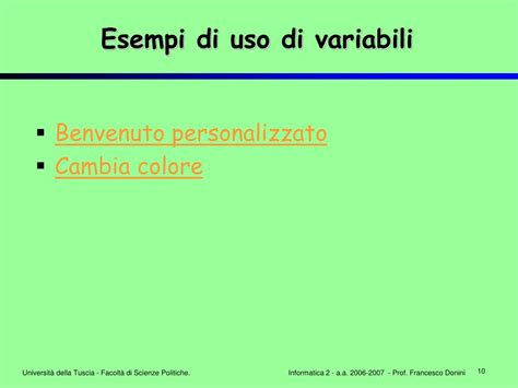 ppt variabili in javascript powerpoint presentation free download