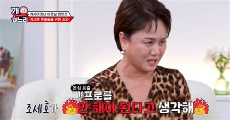 이경실 조세호 유재석 따라 해서 꼴 보기 싫어 유퀴즈 빠져라 개며느리