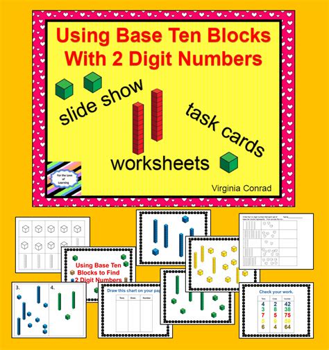 Base Ten Blocks Two Digit Numbers