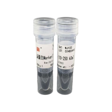 雅酶 三色预染蛋白marker 10kda~250kda