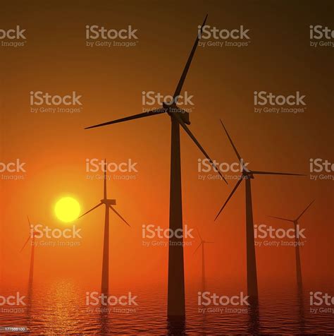 3 D 풍력 터빈 등을 만드는 에너지 바다빛 바다에 대한 스톡 사진 및 기타 이미지 바다 풍력발전기 0명 Istock