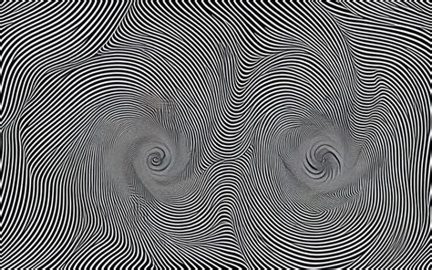 Premium Ai Image Wavy Lines Optical Illusion Vector Seamless Black And White Pattern