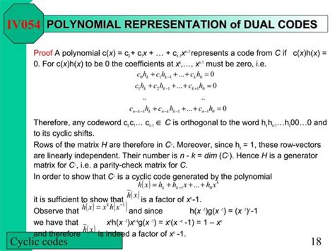 Chapter 03 Cyclic Codes
