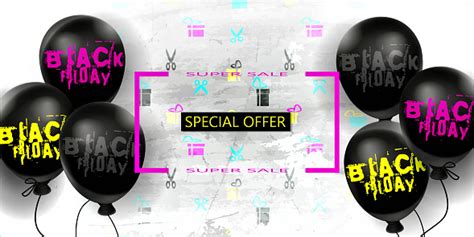 현대적인 스타일의 계절 판매 개념 블랙 프라이데이 특별 행사 검은색 풍선이 있는 창의적인 추상적인 콘크리트 배경과 텍스트를 위한 장소가 있는 매끄러운 선물과 할인 응용