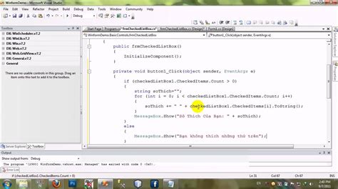 Cách Tạo Và Sử Dụng Checkedlistbox Trong Winform C Ahx Youtube