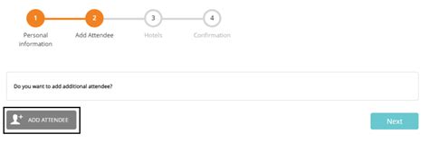 Add Additional Attendee Support Eventbuizz
