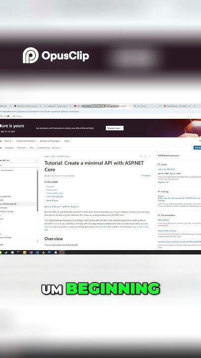 How To Develop Net Core Minimal Web Api Shorts Webapi Dotnetcore Minimalwebapi Youtube