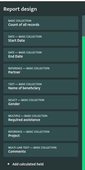 Adding A Calculated Field To A Report ActivityInfo Information Management Software For M E