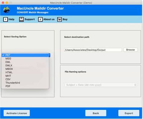Convert Maildir To Eml Files In Batches With Macuncle Tool