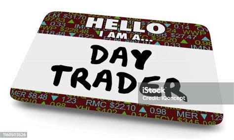 일 상인 주식 시장 이름 태그 3d 일러스트 거래자에 대한 스톡 사진 및 기타 이미지 거래자 구매 낮 Istock