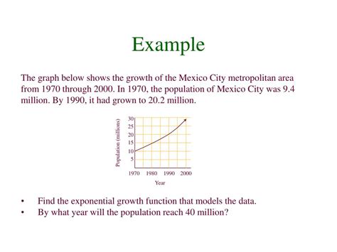 ppt modeling with exponential and logarithmic functions powerpoint