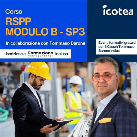 Corso Rspp Modulo B Sp3 12 Ore